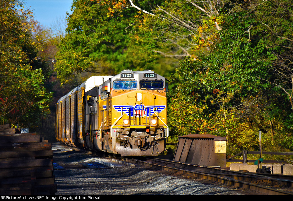 UP 7723 NS Train 212